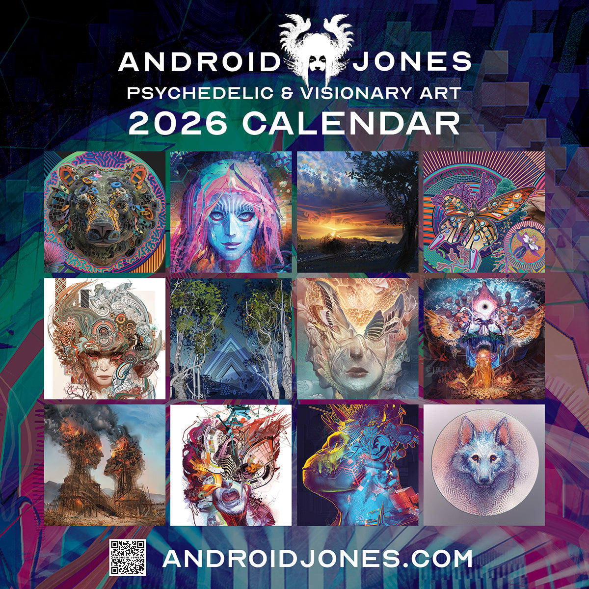 2026 Android Calendar – Android Jones