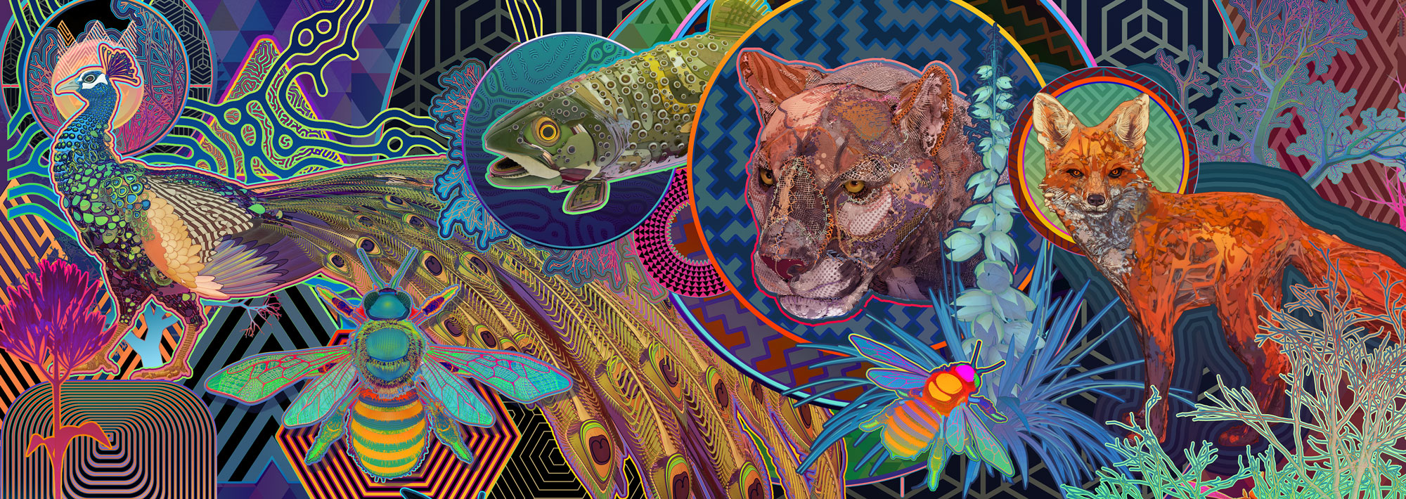 THE LYONS MURAL – Android Jones