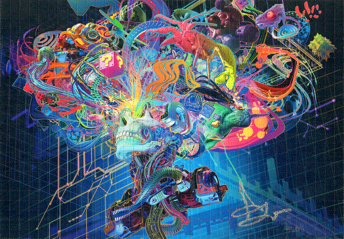 FORWARD ESCAPE REMASTERED Blotter Art – Android Jones