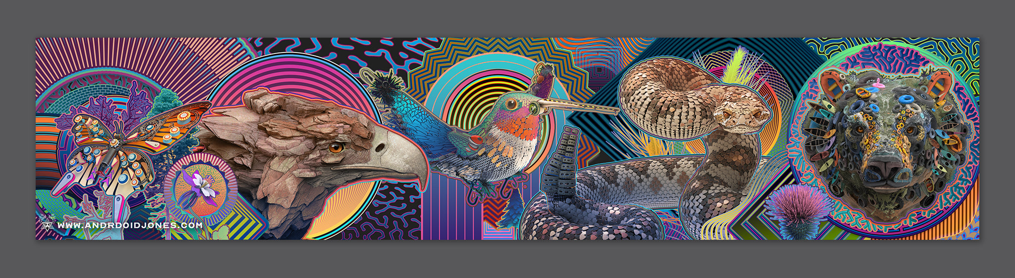THE LYONS MURAL Sticker Pack – Android Jones