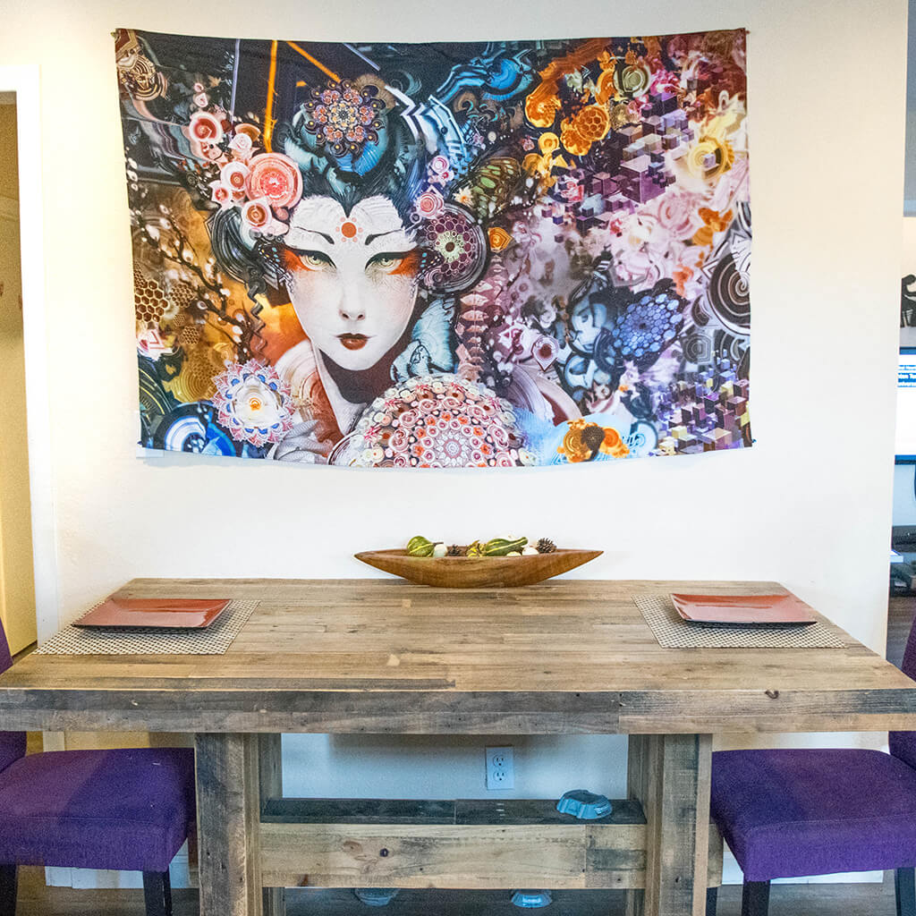 RAINBOW GEISHA Tapestry – Android Jones