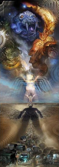 Tiger Rosey Big Flow – Android Jones