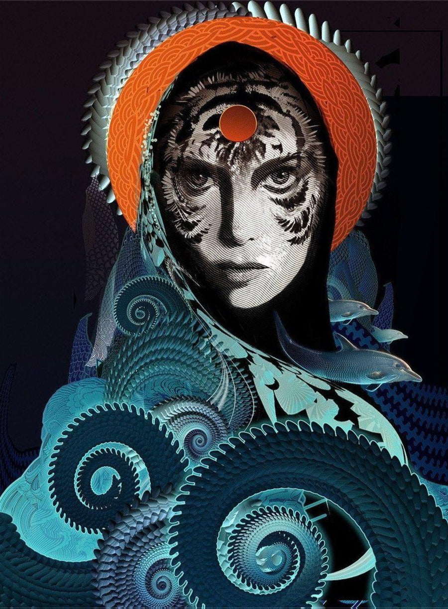 "Tiger Durga" LIMITED EDITION – Android Jones